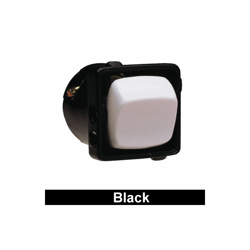 HPM Switch Mechanism Rocker Labelled 10A 240V SPDT 1/2 Way PRINT Black ...