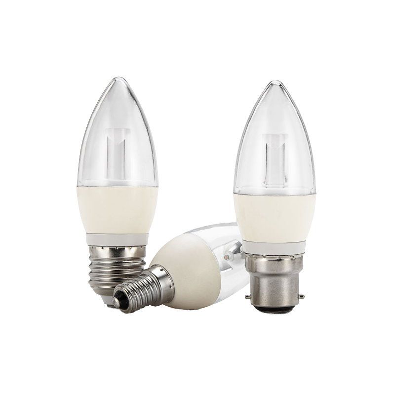 Brilliant Lighting LED Globe Candle Non-Dimmable 4W 240V E14 Warm White ...