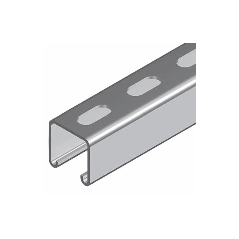 Burndy Structural Channel Slotted Heavy Duty Profile 1000 41.3x41.3x2 ...