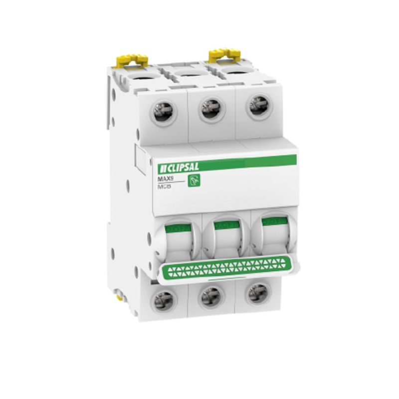 Clipsal MAX9 Miniature Circuit Breaker 3 Pole 63A 415V C Curve - MM ...