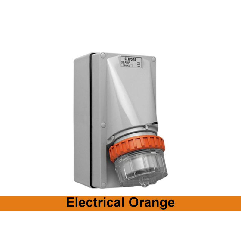 Clipsal 56 Series Appliance Inlet Surface Mounting Weatherproof 3Ph 32A ...