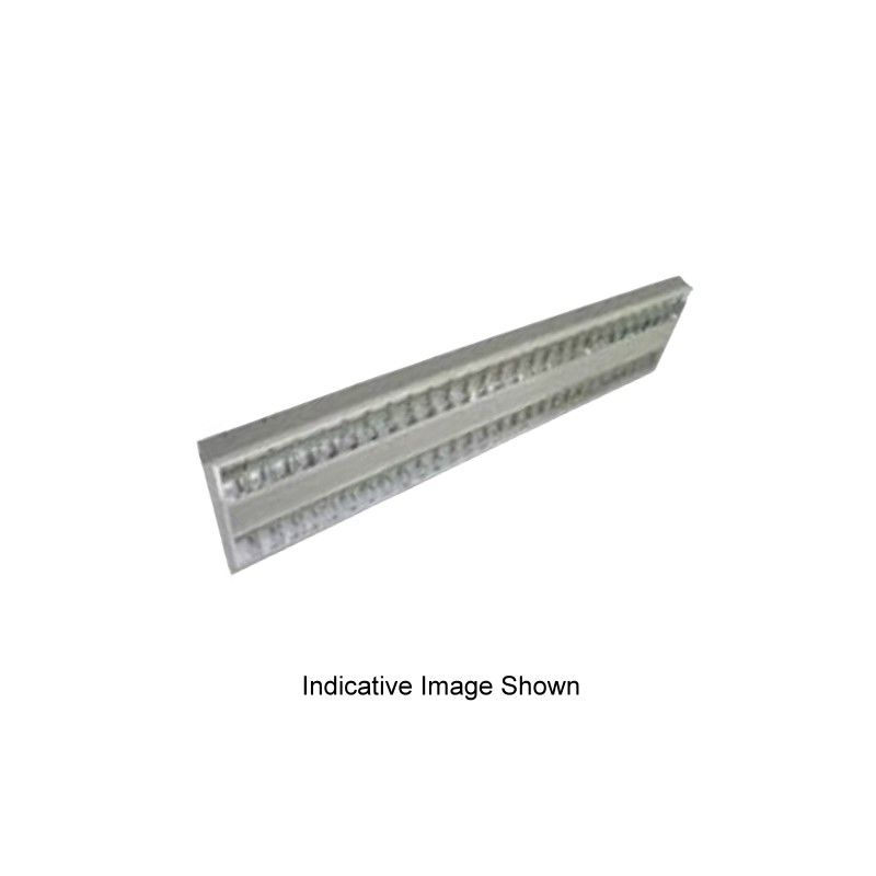 Davis Lighting Fluorescent Luminaire Universal Mount Louvred 4x54W Semi ...
