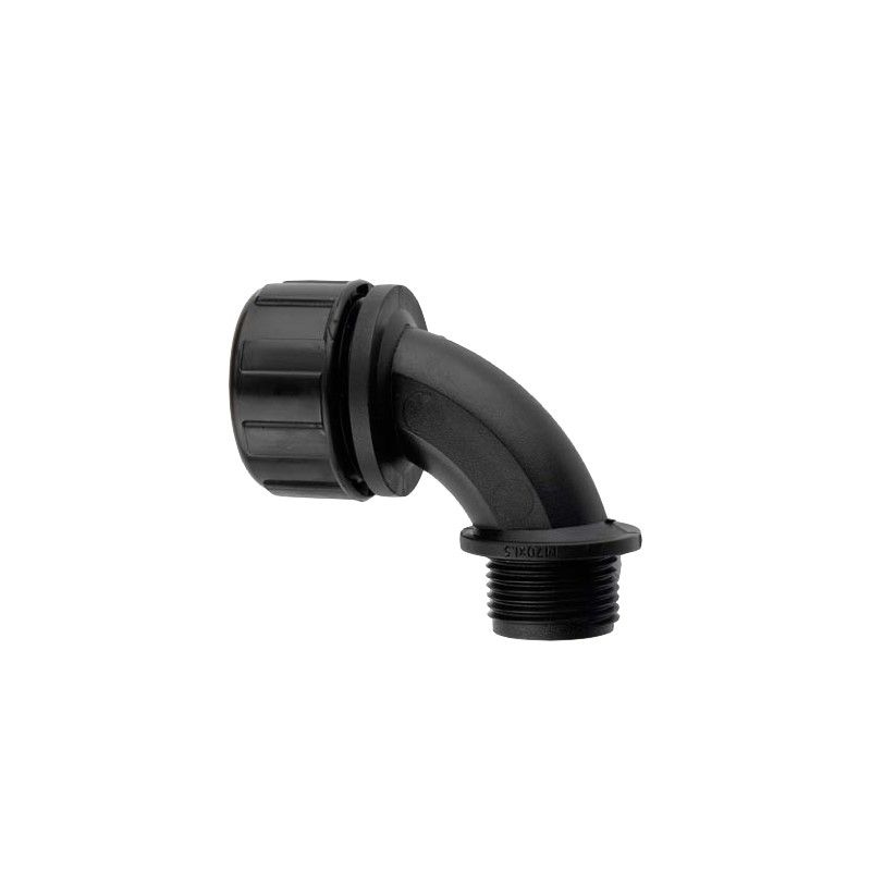 Flexicon Flexible Conduit Terminator 90 deg 32mm Size M32 Thread Size ...