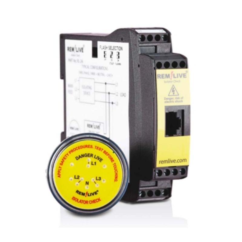 Remlive Live Line Indicator Monitoring Base Unit with Display 24 ...