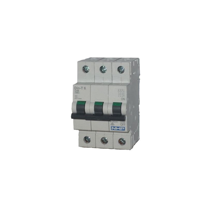 Terasaki Miniature Circuit Breaker C Curve 10Amp 6 kA 3Pole 3Module ...