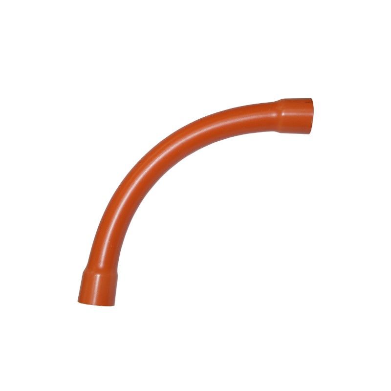 Tripac Heavy Duty Sweep Bend 100mm 90deg PVC Orange - MM Electrical Merchandising
