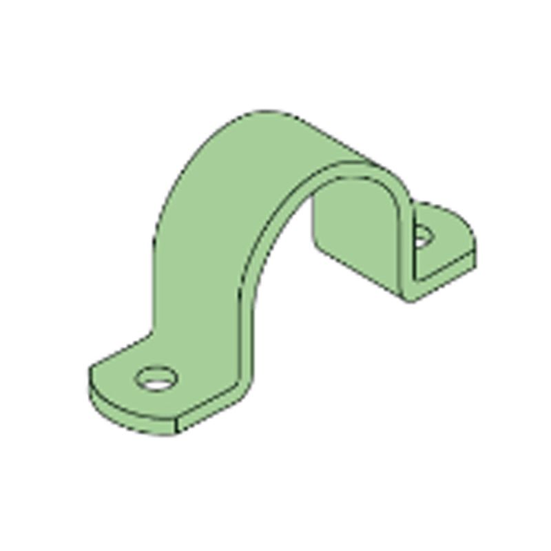 Unistrut Pipe Suppport Saddle Clamp Medium Duty 76mm Steel Hot-Dip ...