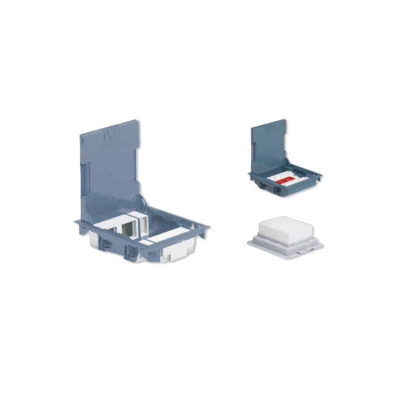 Legrand Floor Box 12 Module Body Only L255mm W215mm D105mm PVC Grey ...