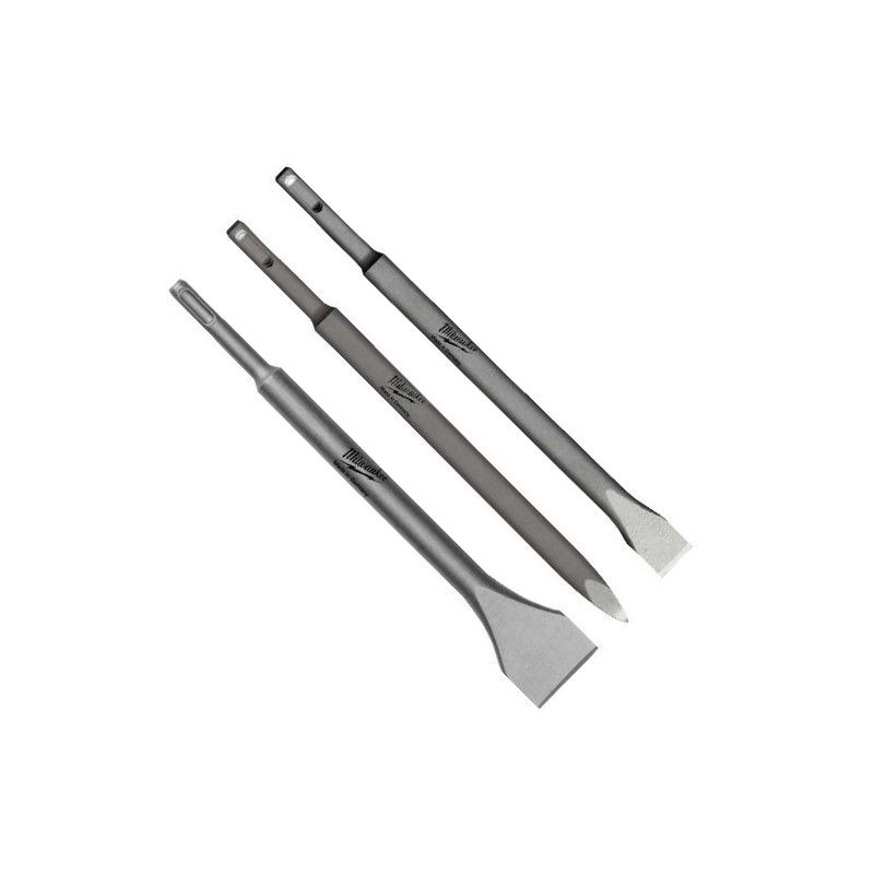 Chisel Bit Set SDS Plus 3 Piece - MM Electrical Merchandising