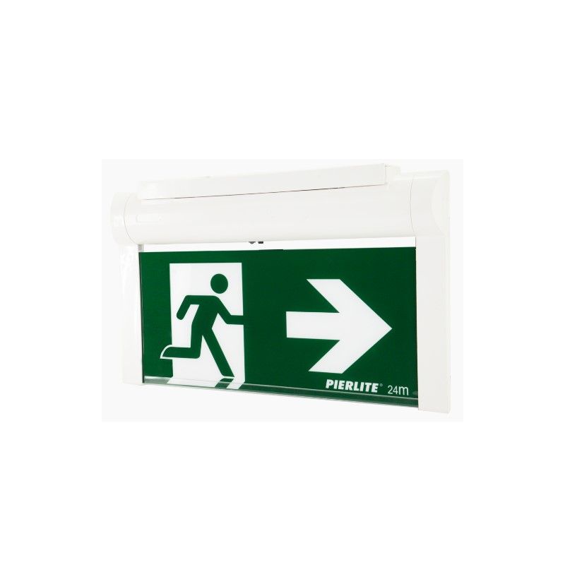 LED Exit Sign 4.6W 138lm Non-Dim Mnt LFP Ceiling/Wall IP20 - MM ...