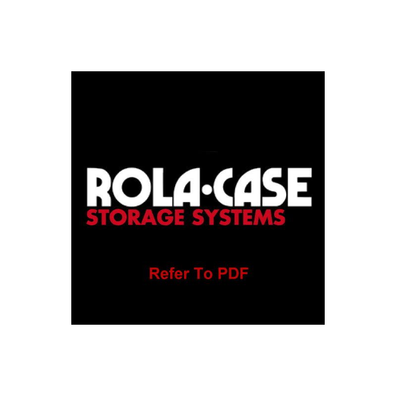 Rola Case Rola-Shelf Spares Mounting Bar Suits 4 Series Shelves - MM ...