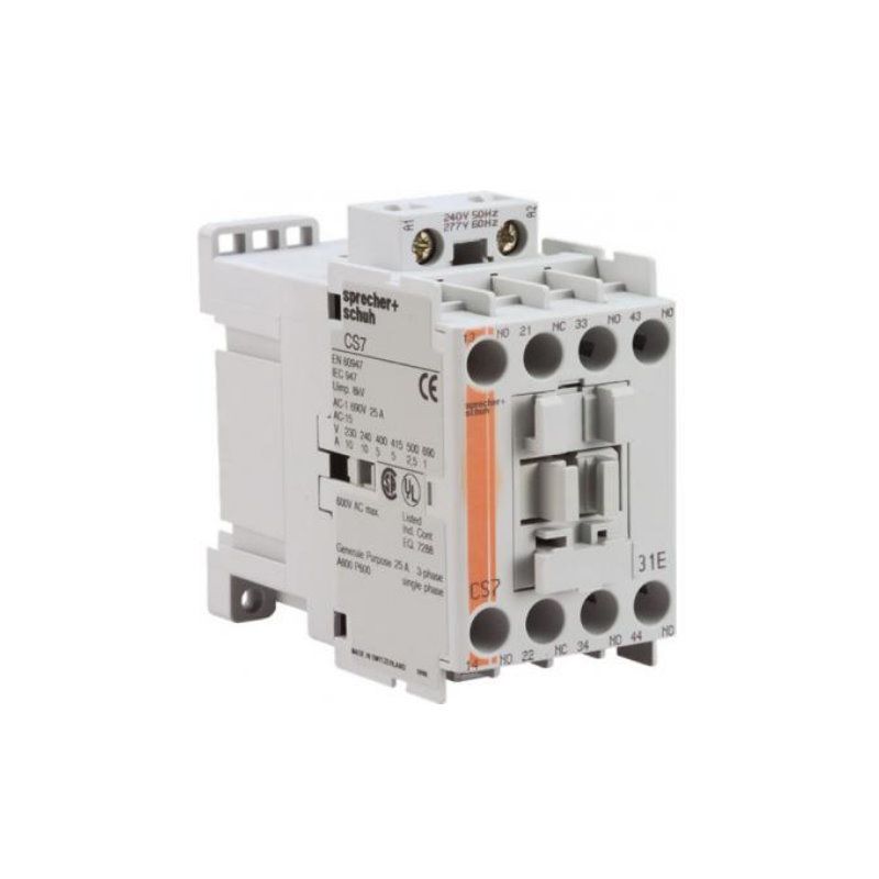 Sprecher+Schuh Contactor Control Relay Switching 4 Pole 10/6A 240V 3NO ...