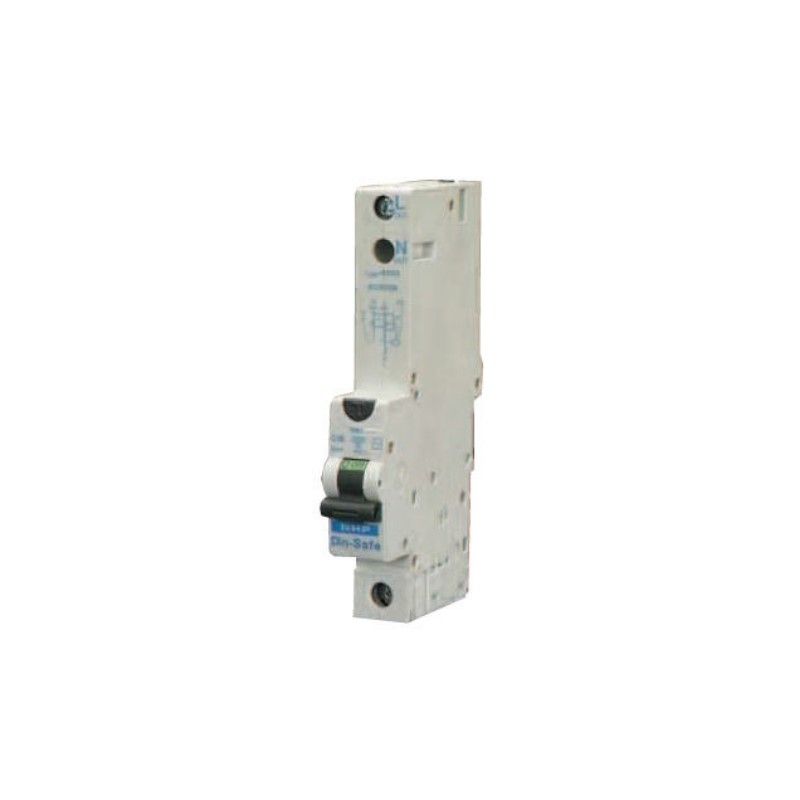 Combo RCD/MCB RCBO 1P+ N 10A10kA 1Module 18mm DIN 35 Rail - MM ...