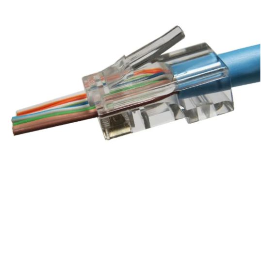 Cabac Feed Thru Modular Plug Cat6 UTP RJ45 100 Jar - MM Electrical ...