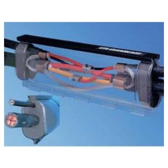 CJS Cable Jointing Kit With Connectors Resin Filled In Line For 35-56mm ...