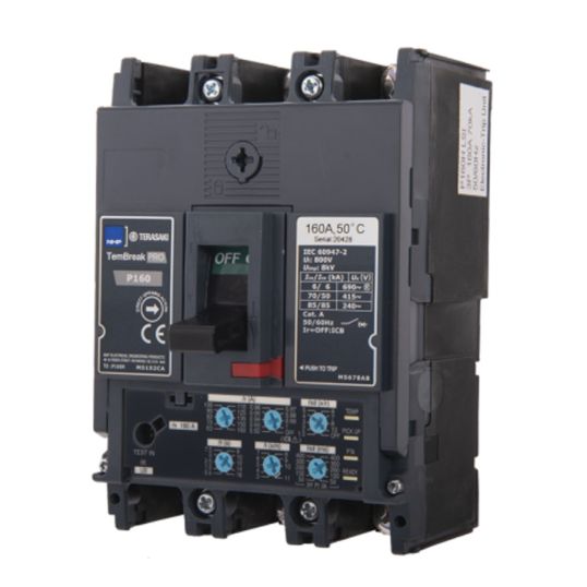 MCCB 160 Frame 50kA 30PP 3P 40A Basic Electronic | D&W